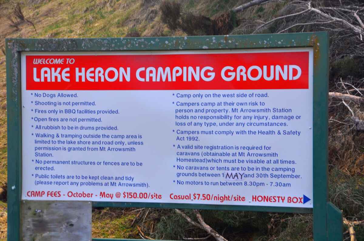 Lake Heron Camping Ground, Canterbury, NZ - 2 travel reviews for Lake ...