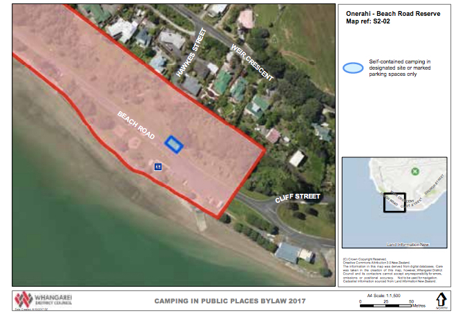 Onerahi Beach Road Reserve - Overnight CampervanParking, Northland, NZ ...